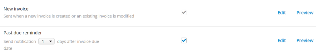 Understanding Invoice Notifications and Reminders