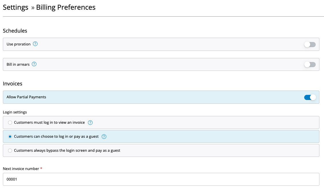 Understanding Your Billing Preferences