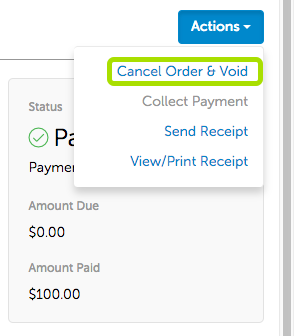 How To: Refund and Void a Payment in Point of Sale