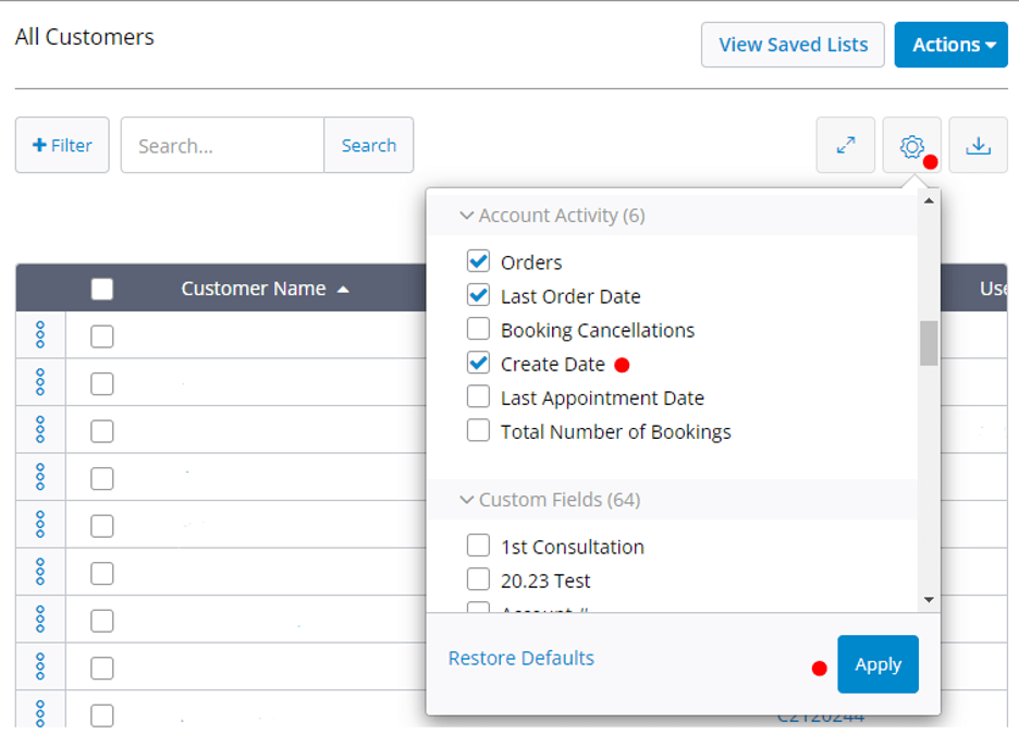How to Export New Customers Information